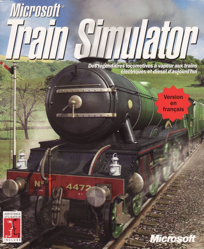 Microsoft Train Simulator cover or packaging material - MobyGames