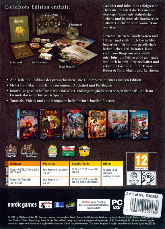 The Guild: Complete Collection cover or packaging material - MobyGames