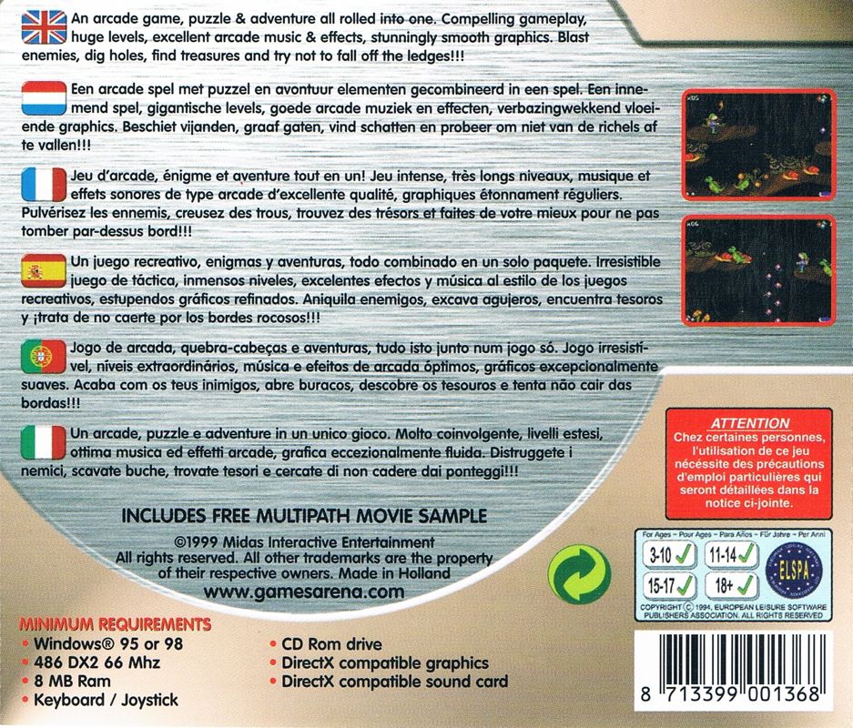 Dig It! cover or packaging material - MobyGames