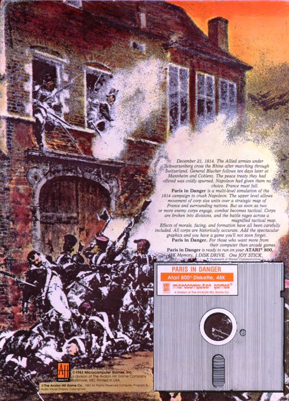 Paris in Danger cover or packaging material - MobyGames