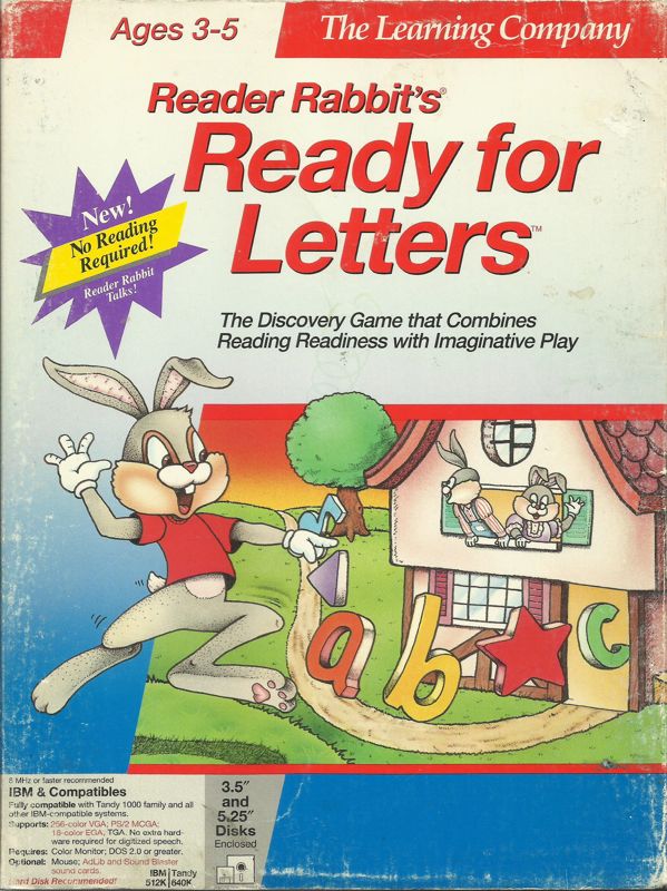 Reader Rabbit's Ready for Letters (1992) - MobyGames