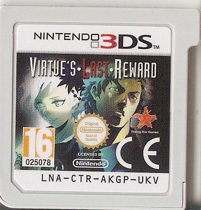 Zero Escape: Volume 2 - Virtue's Last Reward cover or packaging ...