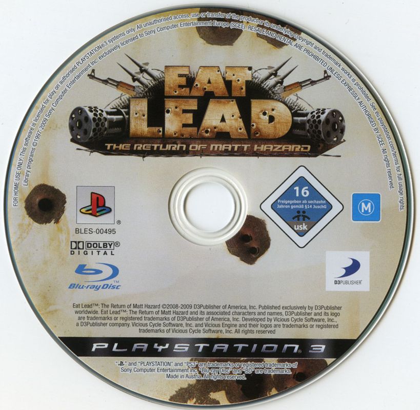 Eat Lead: The Return of Matt Hazard cover or packaging material - MobyGames