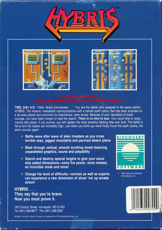 Hybris cover or packaging material - MobyGames