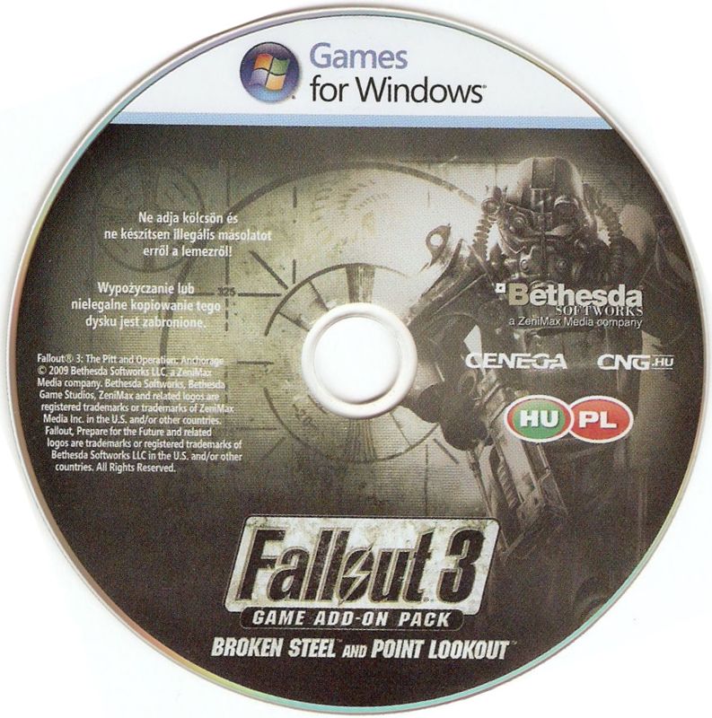 Fallout 3: Game Add-on Pack - Broken Steel and Point Lookout cover or ...