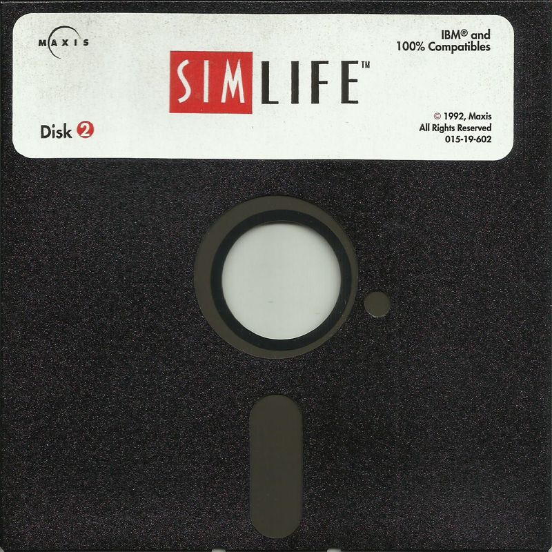 SimLife cover or packaging material - MobyGames