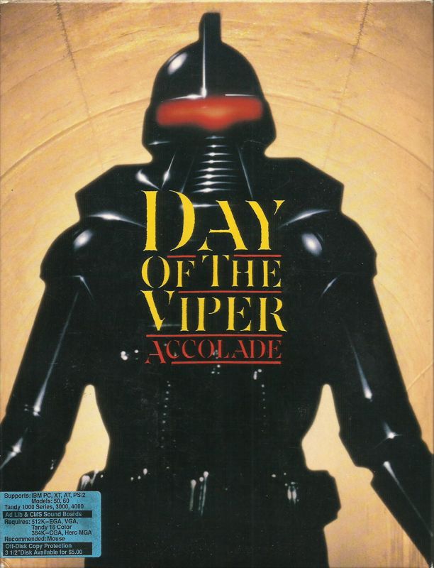Day of the Viper cover or packaging material - MobyGames