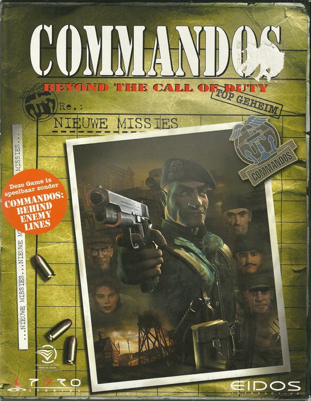 Commandos: Beyond the Call of Duty cover or packaging material - MobyGames