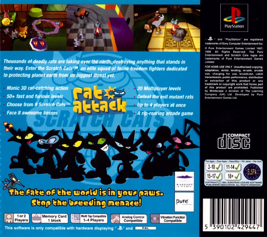 Rat Attack! cover or packaging material - MobyGames