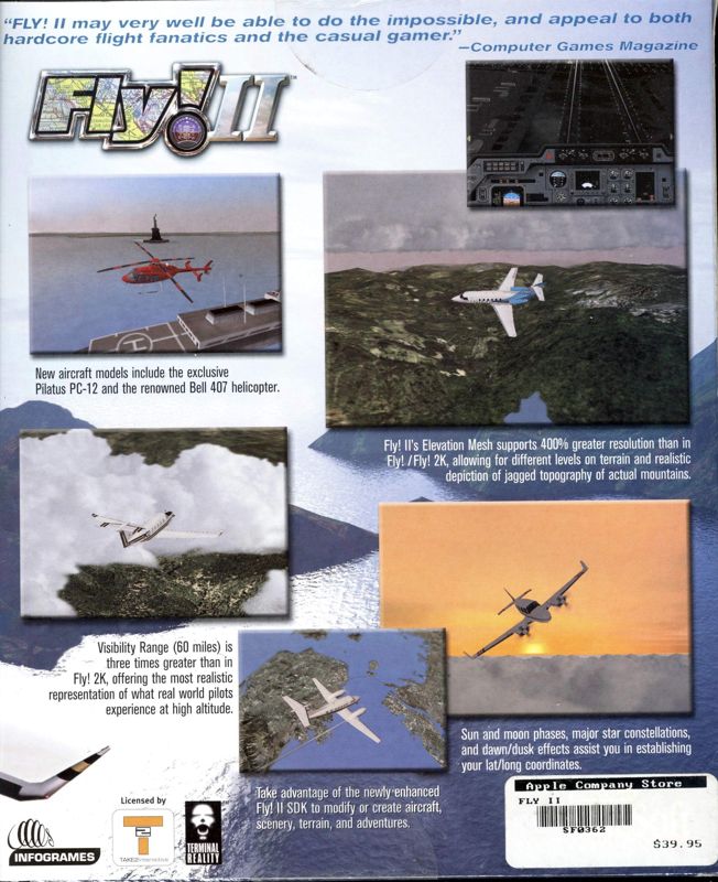 Fly! II cover or packaging material - MobyGames