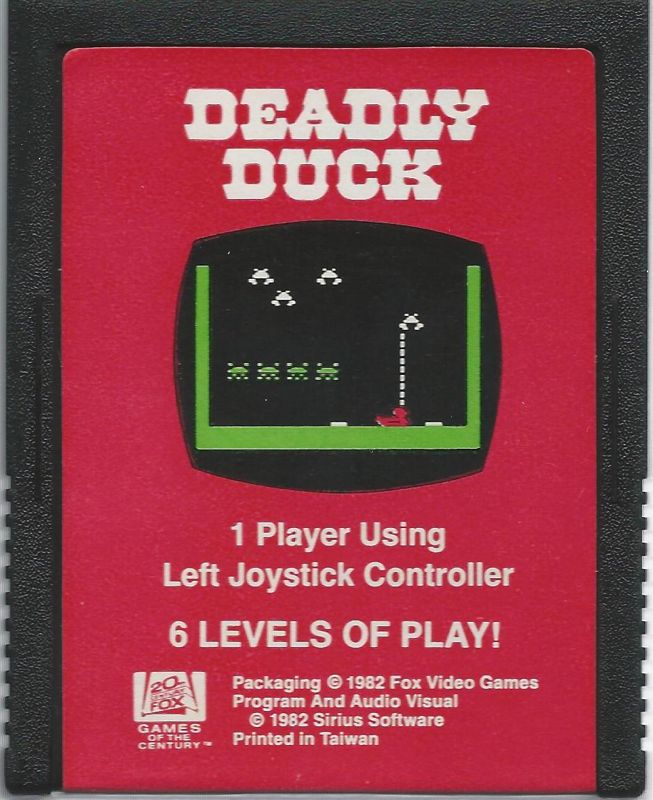 Deadly Duck cover or packaging material - MobyGames Deadly Duck cover or packaging material - MobyGames