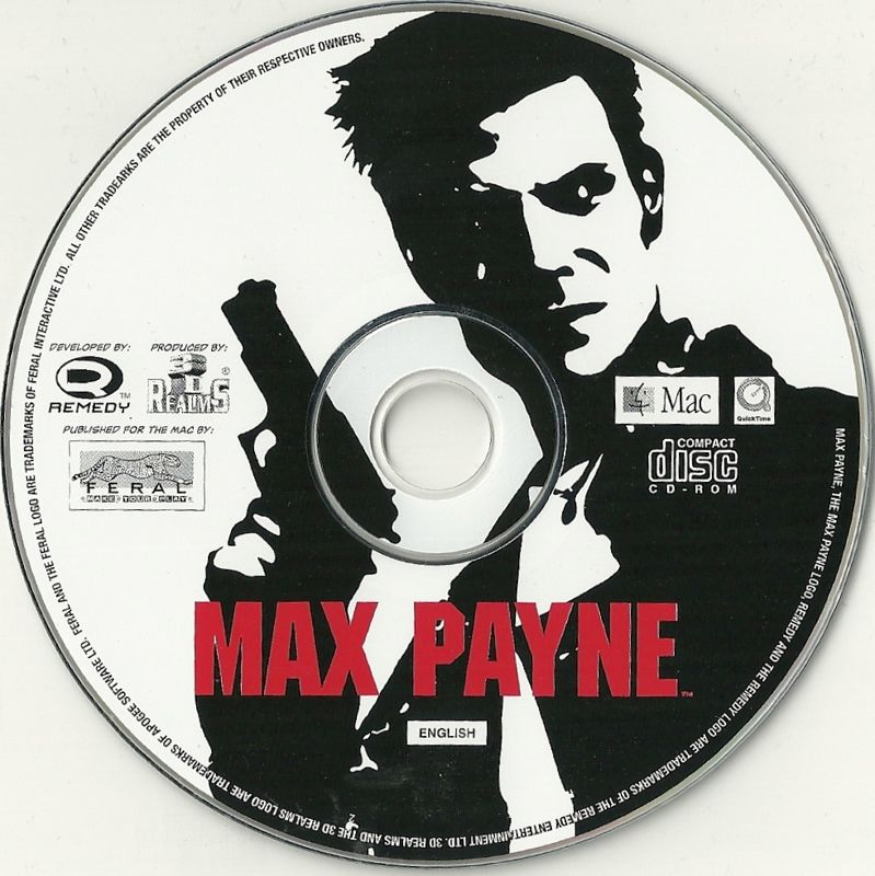 Max Payne cover or packaging material - MobyGames
