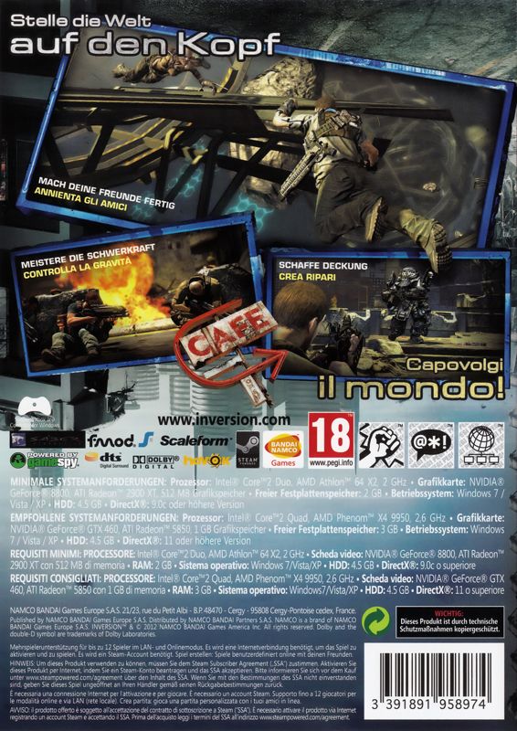 Inversion cover or packaging material - MobyGames