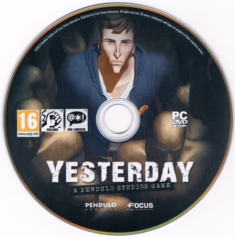 Yesterday cover or packaging material - MobyGames