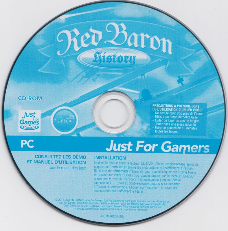 Red Baron Pack cover or packaging material - MobyGames