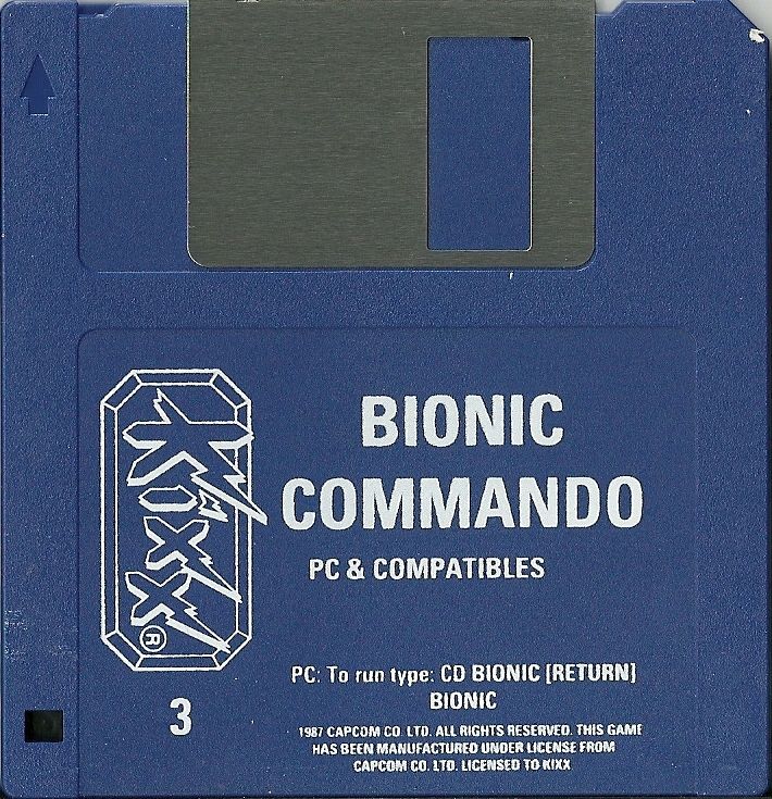 Bionic Commando cover or packaging material - MobyGames