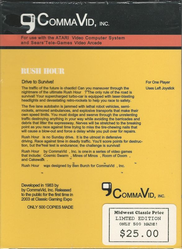 Rush Hour cover or packaging material - MobyGames