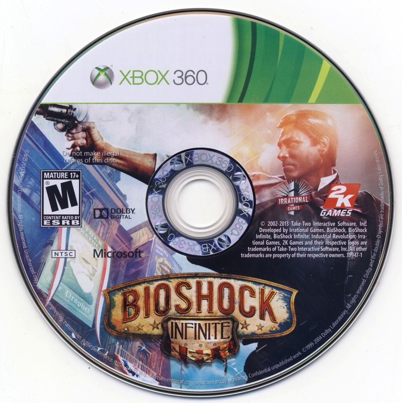 BioShock Infinite cover or packaging material - MobyGames