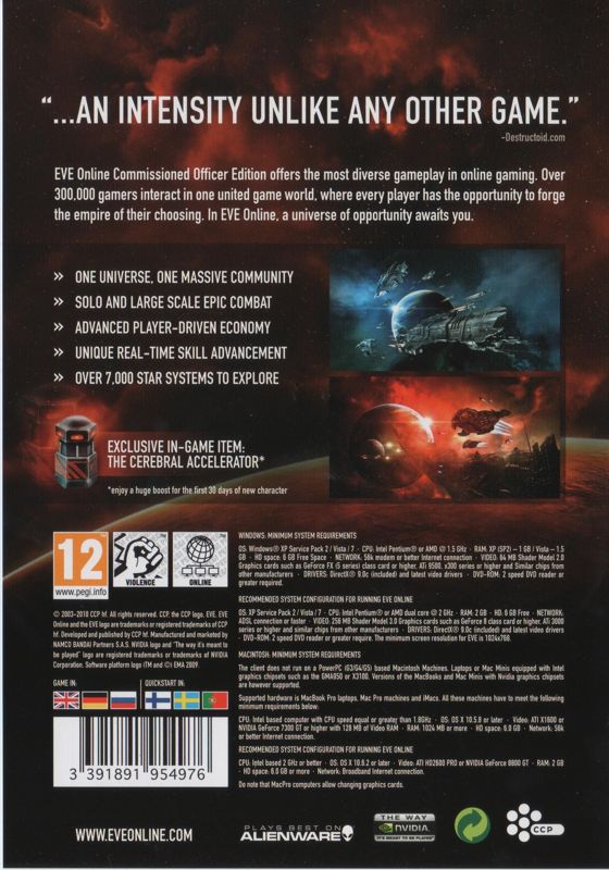 Eve Online: Commissioned Officer Edition cover or packaging material ...