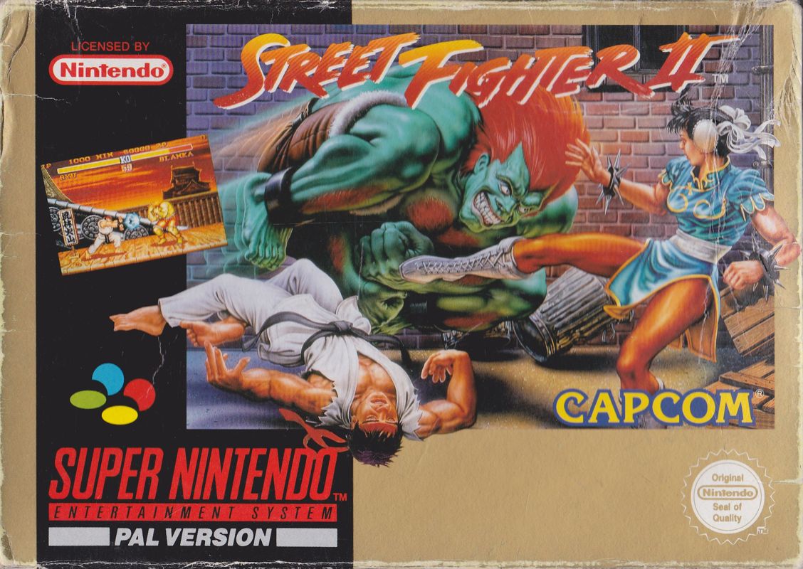 Street Fighter II cover or packaging material - MobyGames