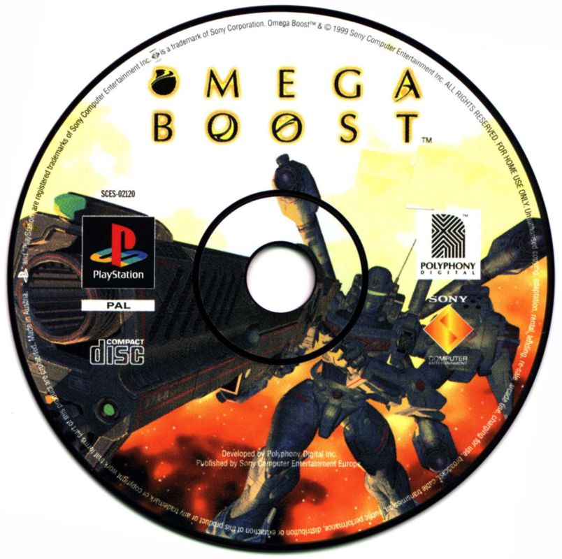 Omega Boost cover or packaging material - MobyGames