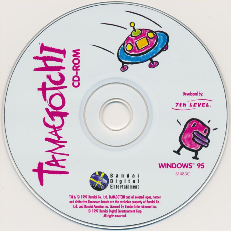 Tamagotchi CD-ROM cover or packaging material - MobyGames