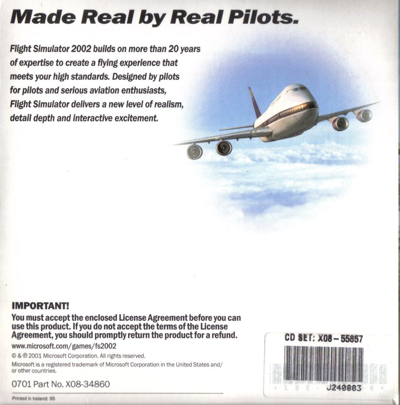 Microsoft Flight Simulator 2002: Professional Edition cover or ...