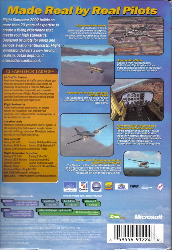 Microsoft Flight Simulator 2002: Professional Edition cover or ...