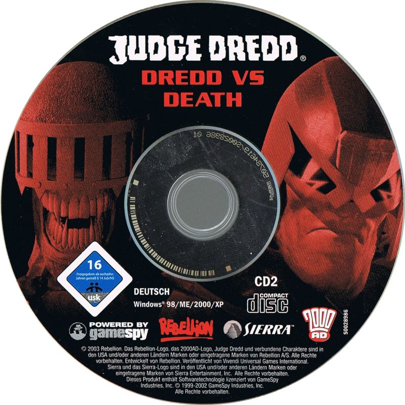Judge Dredd: Dredd vs Death cover or packaging material - MobyGames