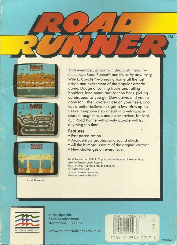 Road Runner cover or packaging material - MobyGames