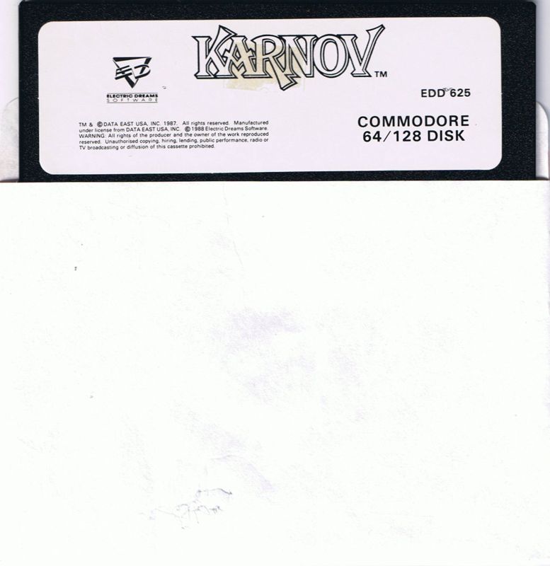 Karnov cover or packaging material - MobyGames