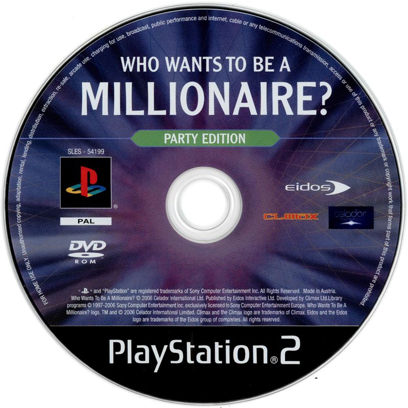 Who Wants to Be a Millionaire: Party Edition cover or packaging ...