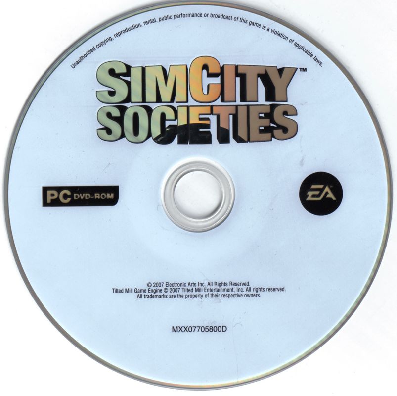 SimCity Societies cover or packaging material - MobyGames
