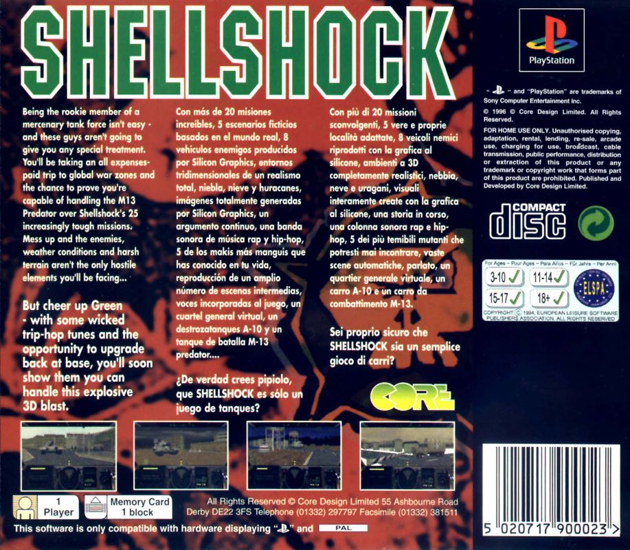 Shellshock cover or packaging material - MobyGames