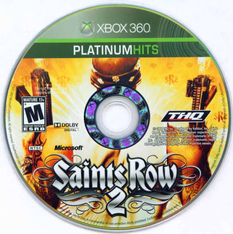 Saints Row Double Pack cover or packaging material - MobyGames