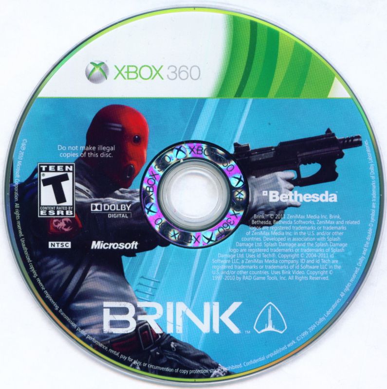 Brink cover or packaging material - MobyGames