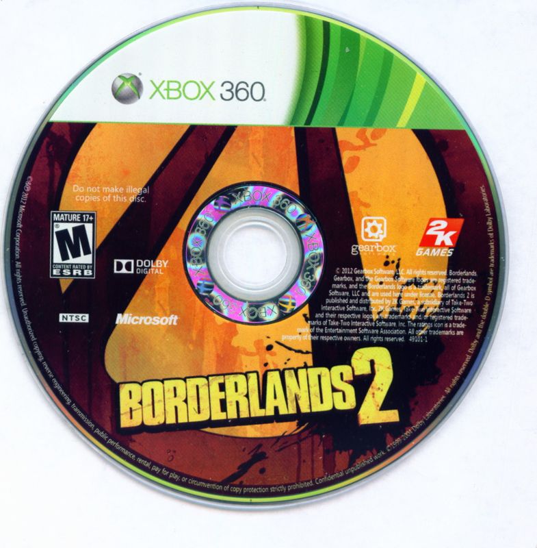 Borderlands 2 cover or packaging material - MobyGames