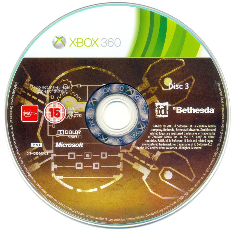 Rage (Anarchy Edition) cover or packaging material - MobyGames