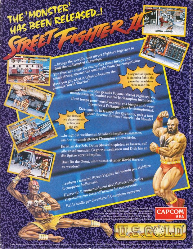 Street Fighter II cover or packaging material - MobyGames
