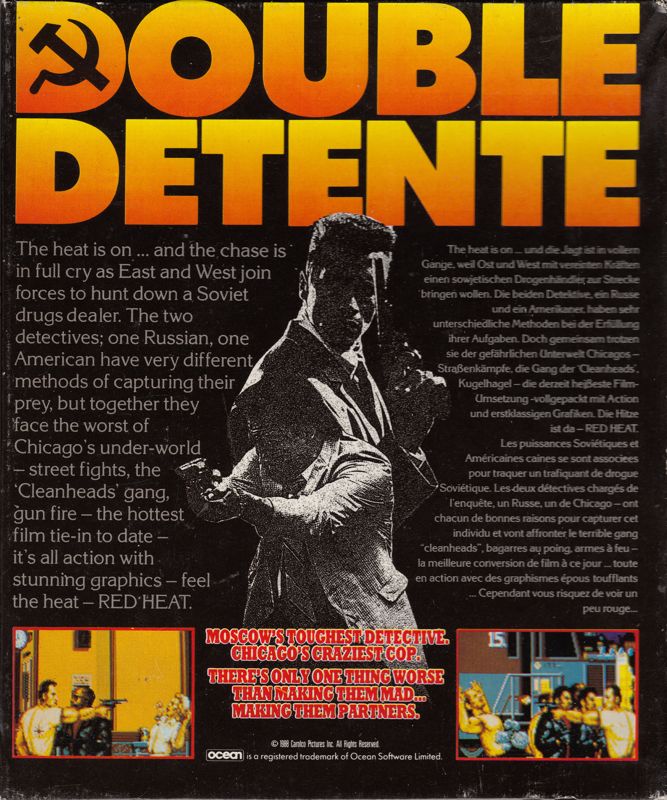 Red Heat cover or packaging material - MobyGames