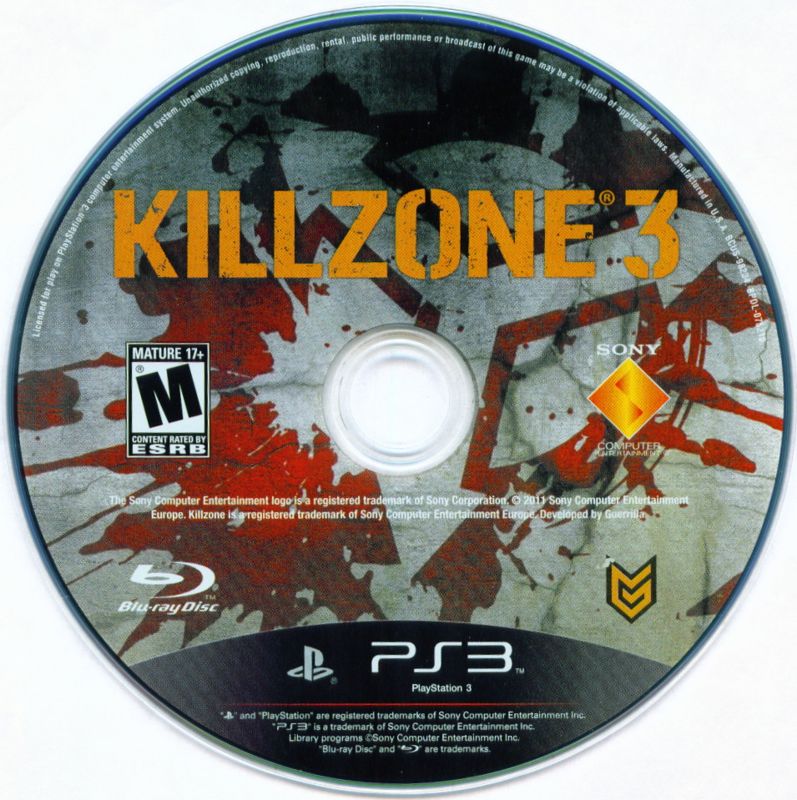 Killzone 3 cover or packaging material - MobyGames