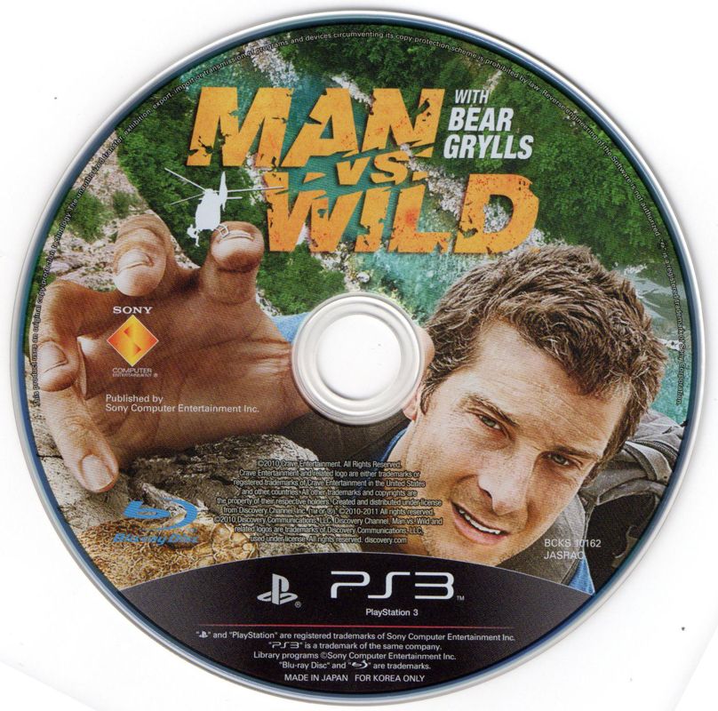 Man vs. Wild with Bear Grylls cover or packaging material - MobyGames
