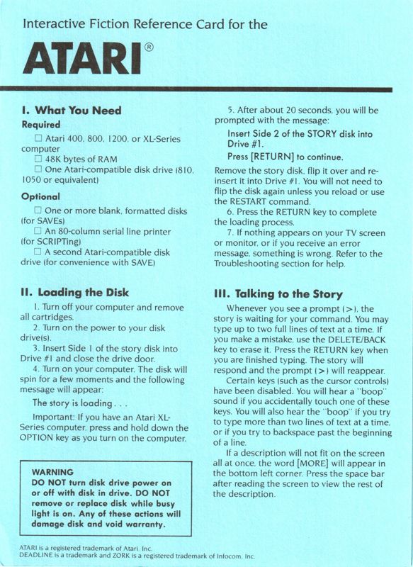 Wishbringer cover or packaging material - MobyGames