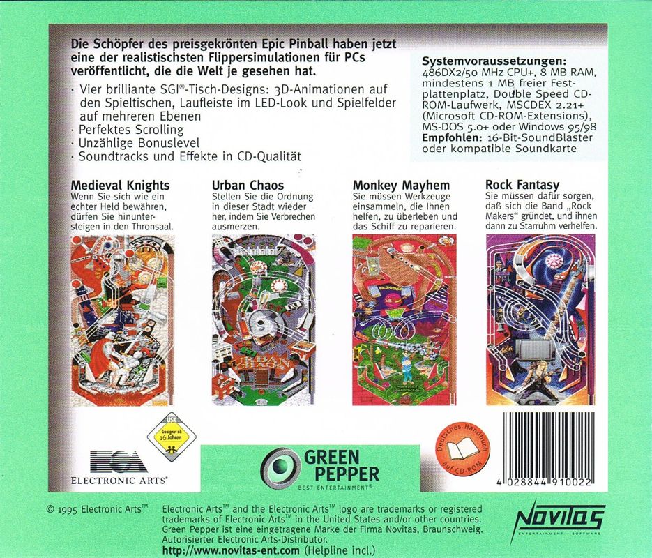 Extreme Pinball cover or packaging material - MobyGames