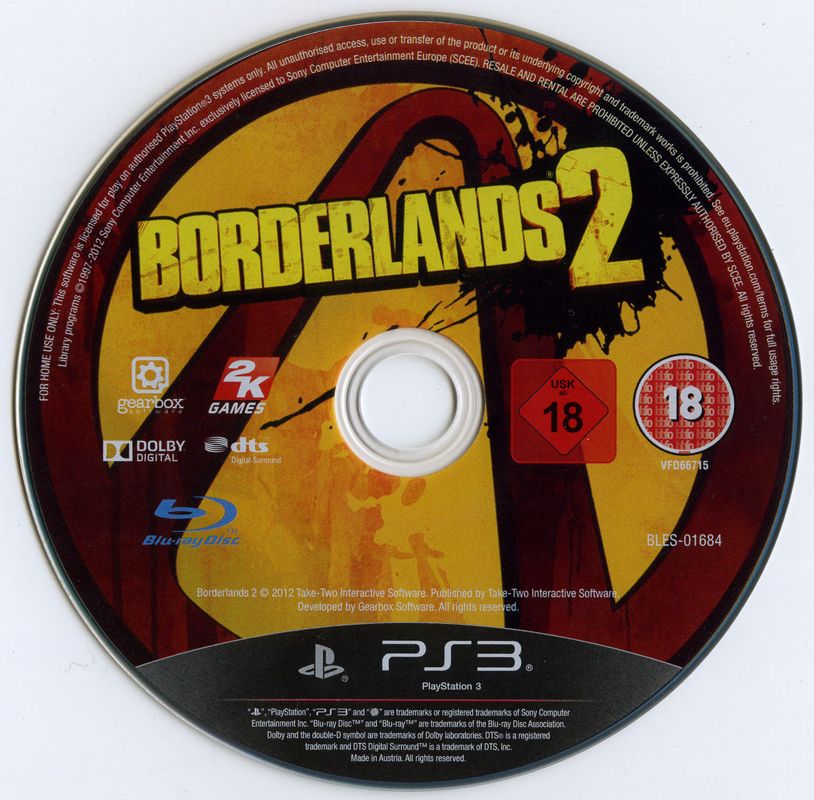 Borderlands 2 cover or packaging material - MobyGames