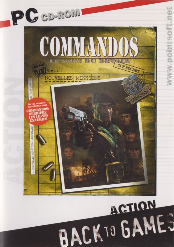 Commandos: Beyond the Call of Duty cover or packaging material - MobyGames