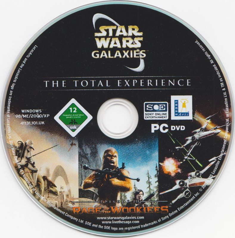 Star Wars: Galaxies - The Total Experience cover or packaging material ...