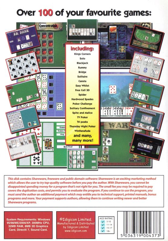 Family Card Games cover or packaging material - MobyGames
