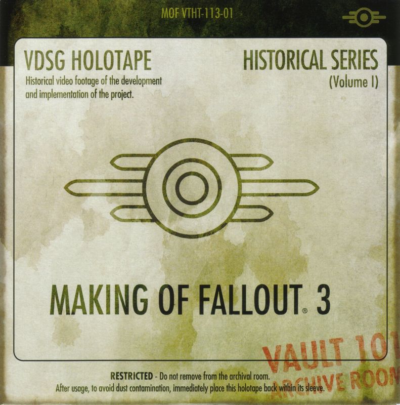 Fallout 3 (Collector's Edition) cover or packaging material - MobyGames