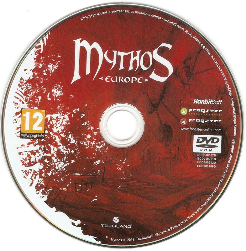 Mythos cover or packaging material - MobyGames